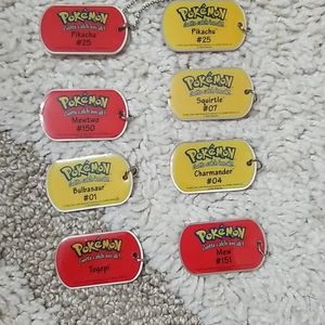 Pokemon | Toys | Vintage Collection Of Pokemon Dog Tags | Poshmark